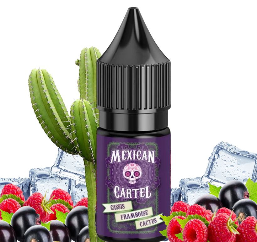 Concentré Cassis-Framboise-Cactus mexican cartel 10 ml, DIY de e ...