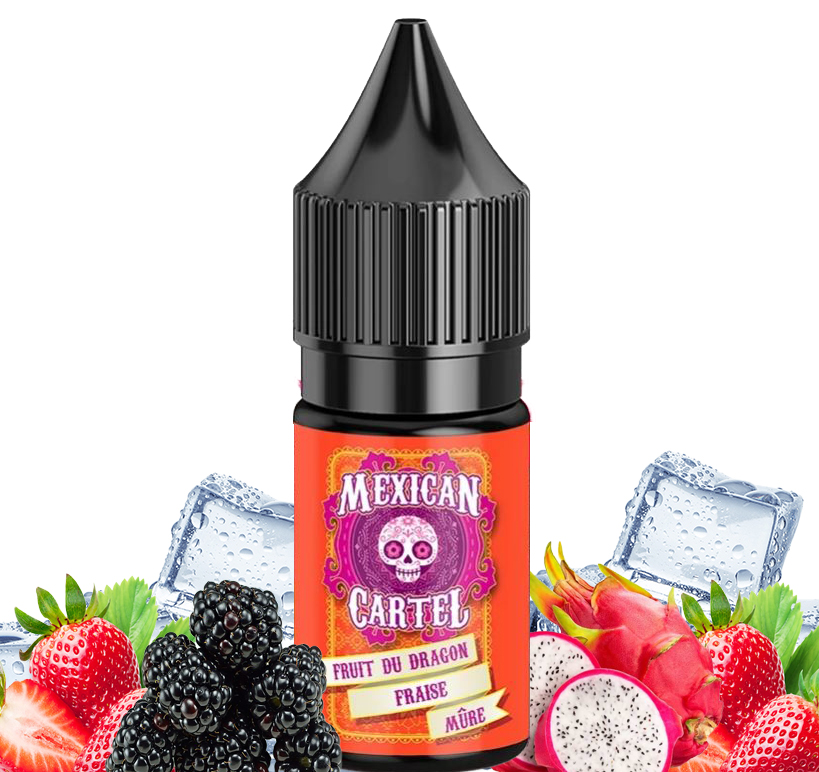 Concentré Fruit du dragon-Fraise-Mûre mexican cartel 10 ml, DIY de e ...