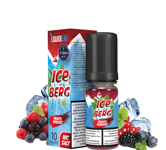 Iceberg fruits rouges 10ml sel de nicotine O'Jlab au meilleur prix ...